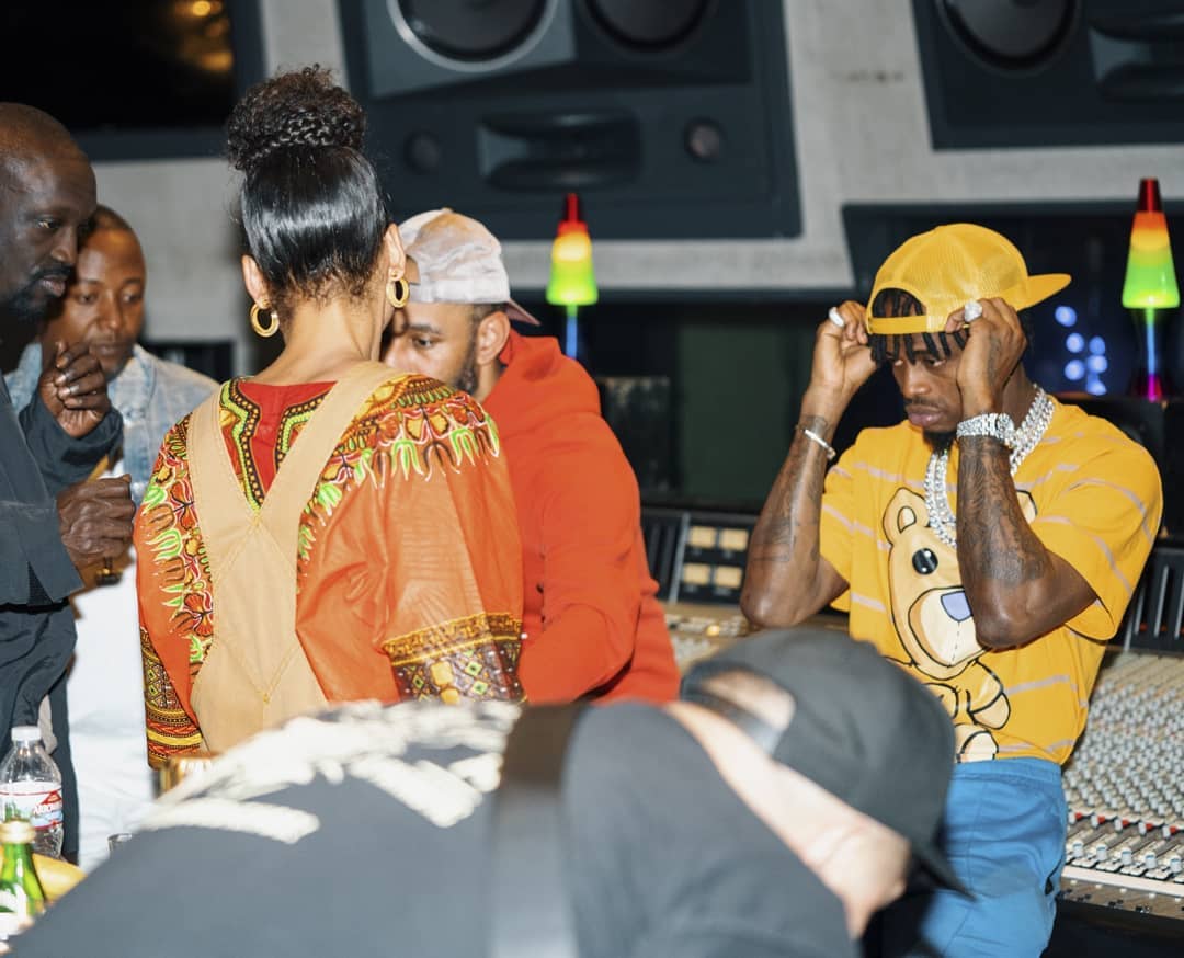 Diamond Links Up With Swizz Beatz, Alicia Keys & Akon's Brother in L.A ...