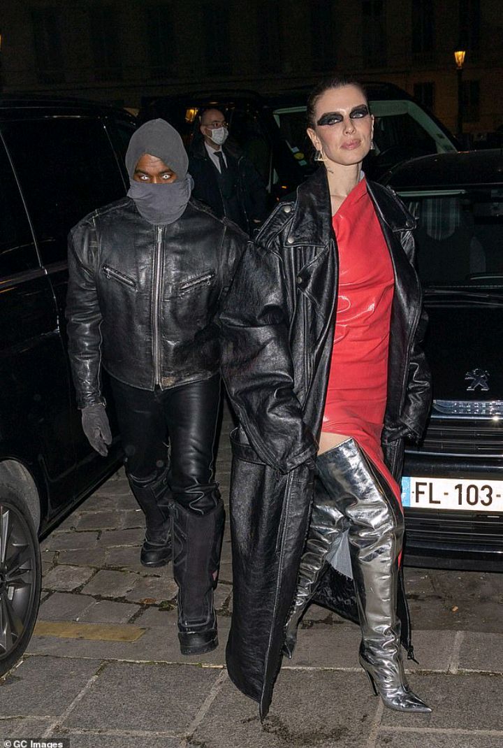 Kanye West and his new girlfriend Julia Fox showed off their edgy sense ...