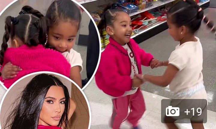 Kim Kardashian took her youngest daughter Chicago out on an errand run ...