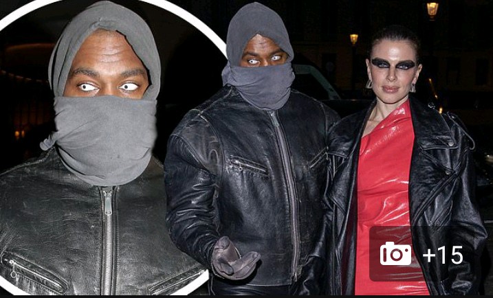 Kanye West and his new girlfriend Julia Fox showed off their edgy sense ...