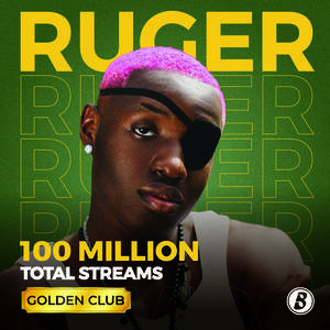 Ruger Hits New Milestone With 100M Boomplay Streams