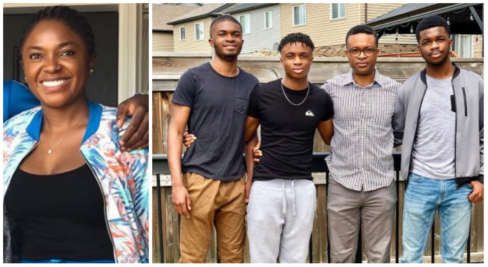 Omoni Oboli Celebrates Her Husband And Their Three Sons On ...