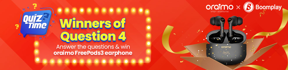 Announcement : Winners of Answer & Win! (Question 4) | Boombuzz