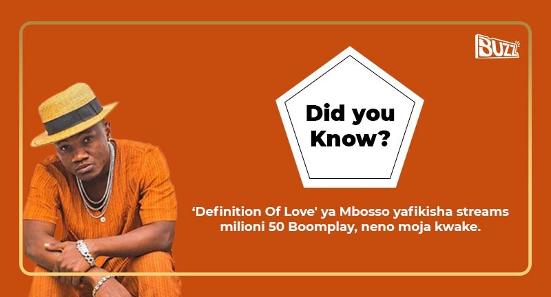 Did You Know: Albamu ya Mbosso 'Definition Of Love' yapiga streams ...