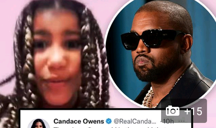 Kanye West thanks Candace Owens for speaking up about his daughter ...