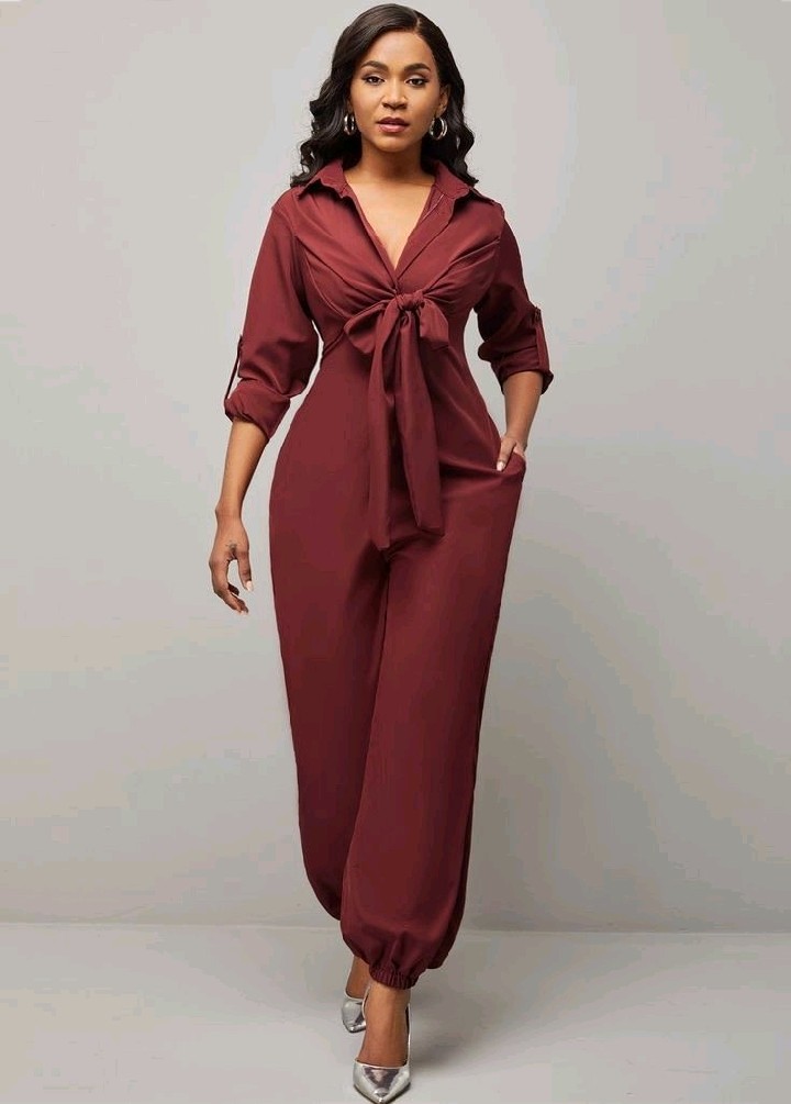 Ladies, Check Out Different Material You Can Use To Make Your Jumpsuit ...