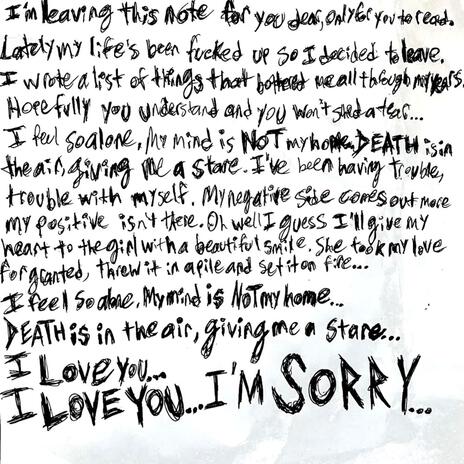 Suicide Note Quotes